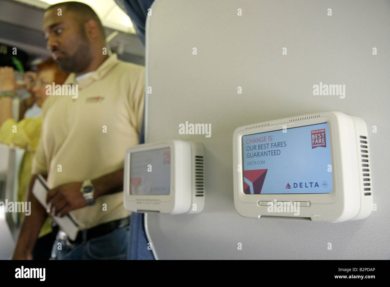 Miami Florida International Airport MIA,Delta Air Lines,in flight ...