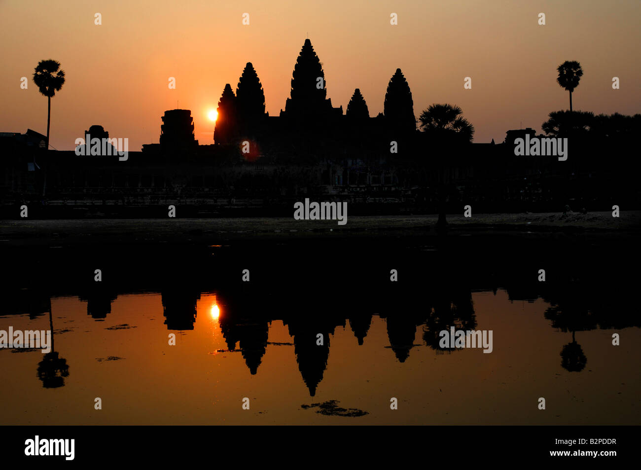 Sunrise at Angkor Wat Stock Photo - Alamy