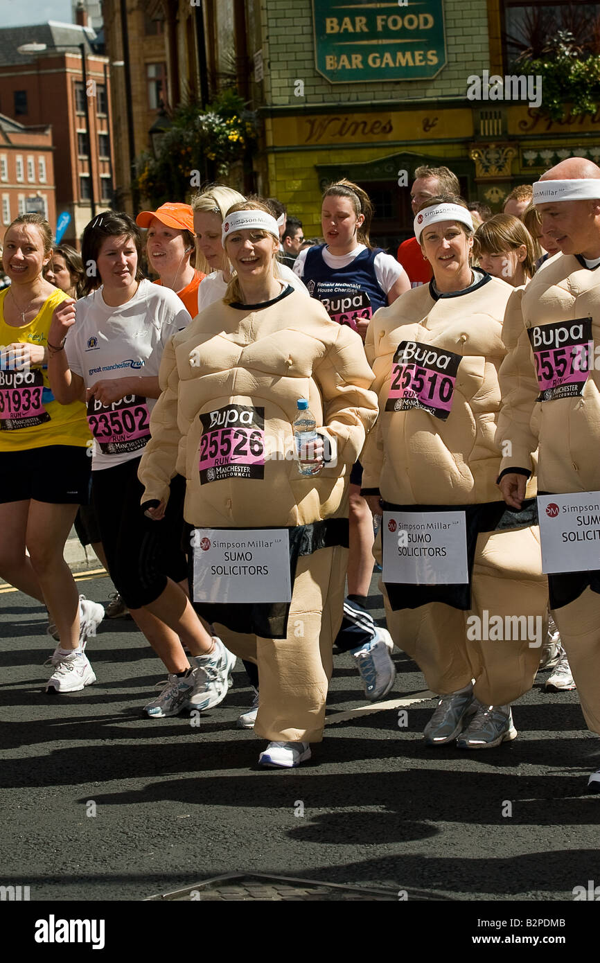Manchester Bupa run Stock Photo - Alamy