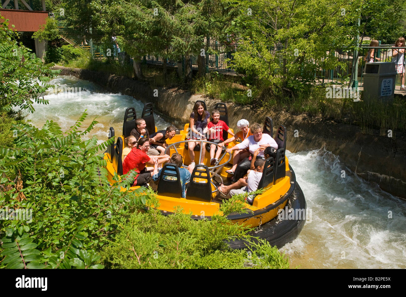 Raging Rapids River Ride Stock Photo - Alamy
