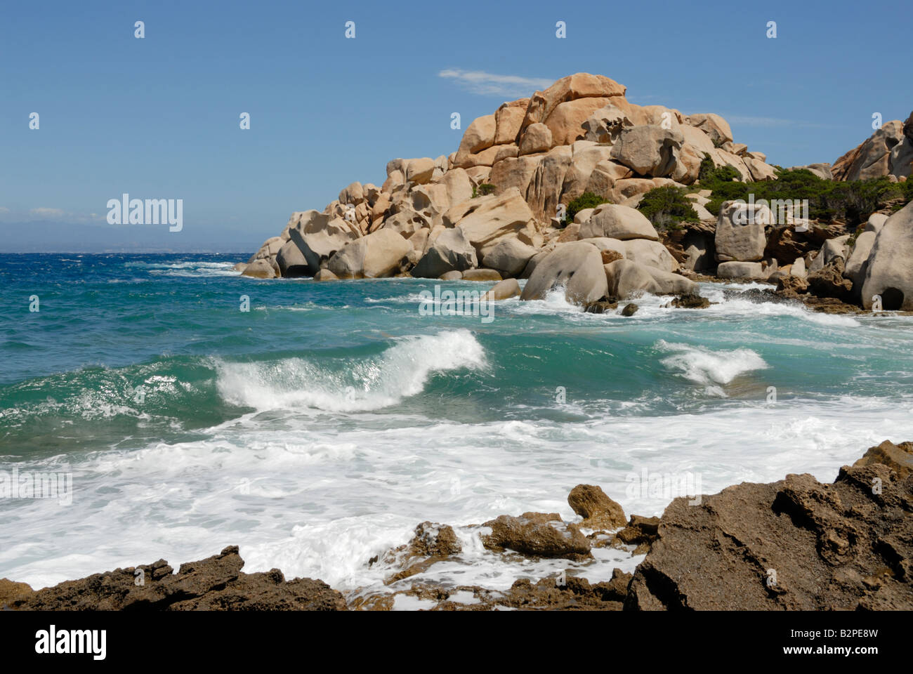 Cala Spinosa beach at Santa Teresa Gallura on Sardinia Stock Photo - Alamy