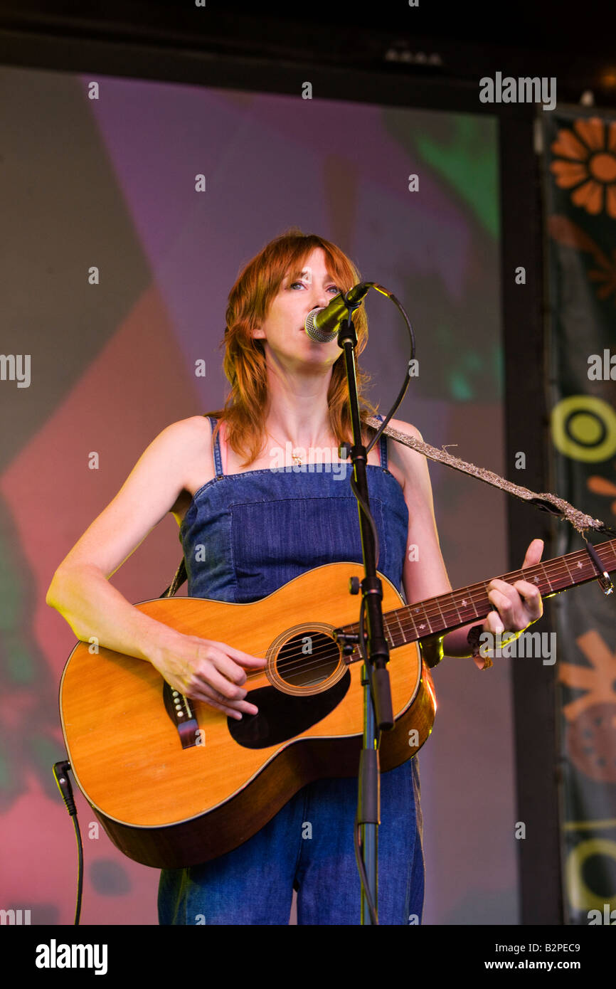 Beth Orton performing live at The Big Chill Festival 2008, Eastnor ...