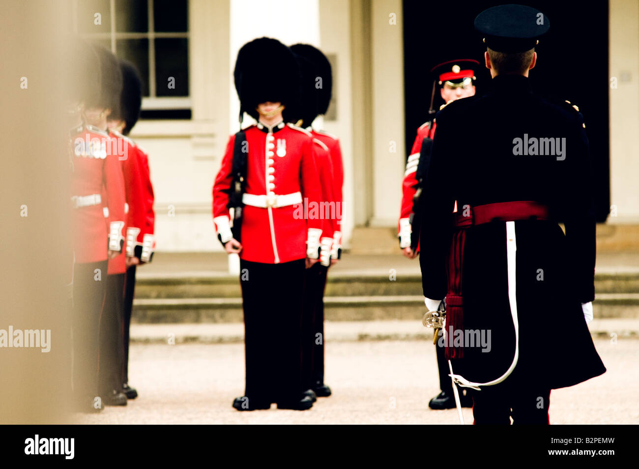 The queen's stand in line during a parade in london Stock Photo - Alamy