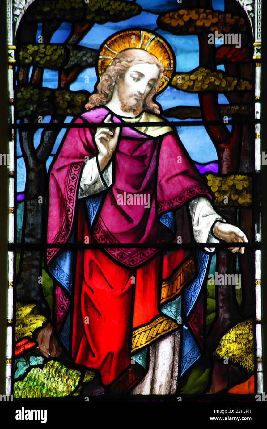 Stained Glass Windows, Bath Abbey, Somerset England Stock Photo - Alamy