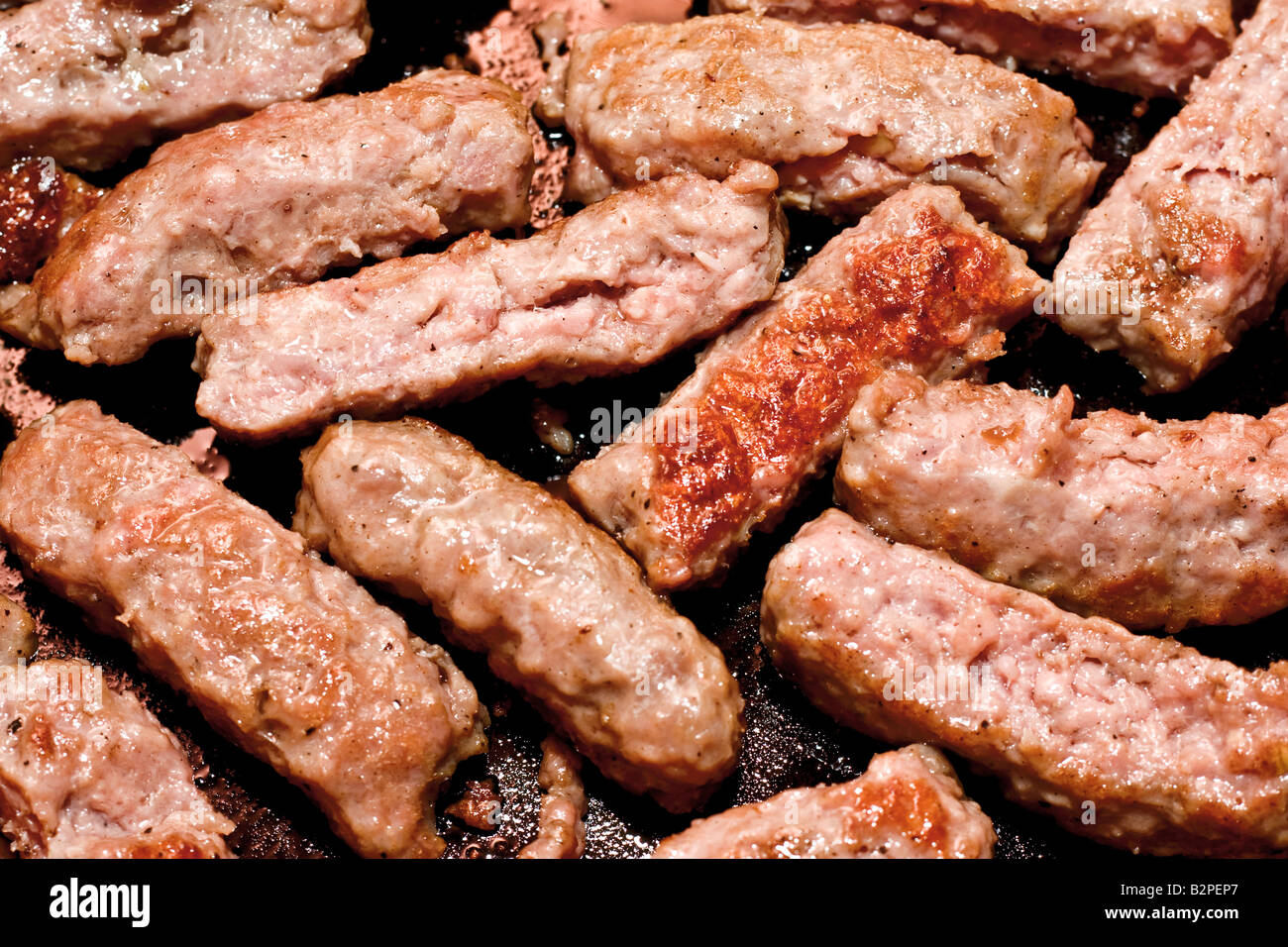 barbecue baking delicious meat sticks Stock Photo - Alamy