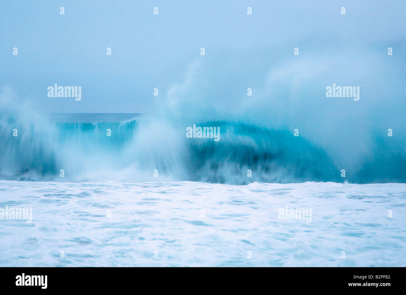 Breaking Wave Hawaii USA Stock Photo - Alamy
