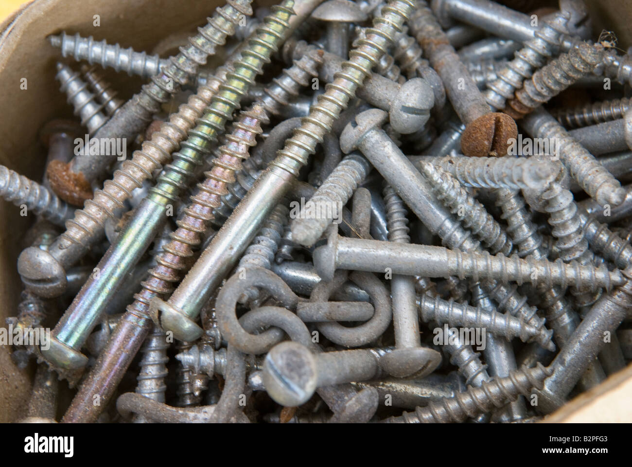 Assorted screws hi-res stock photography and images - Alamy