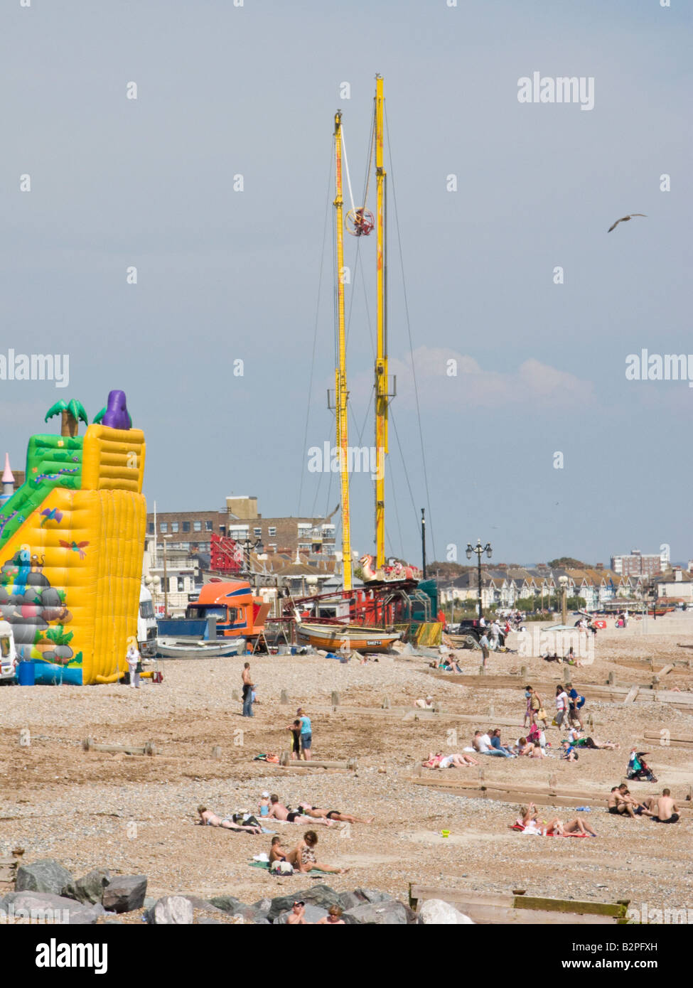 Beach fairground rides hi-res stock photography and images - Alamy