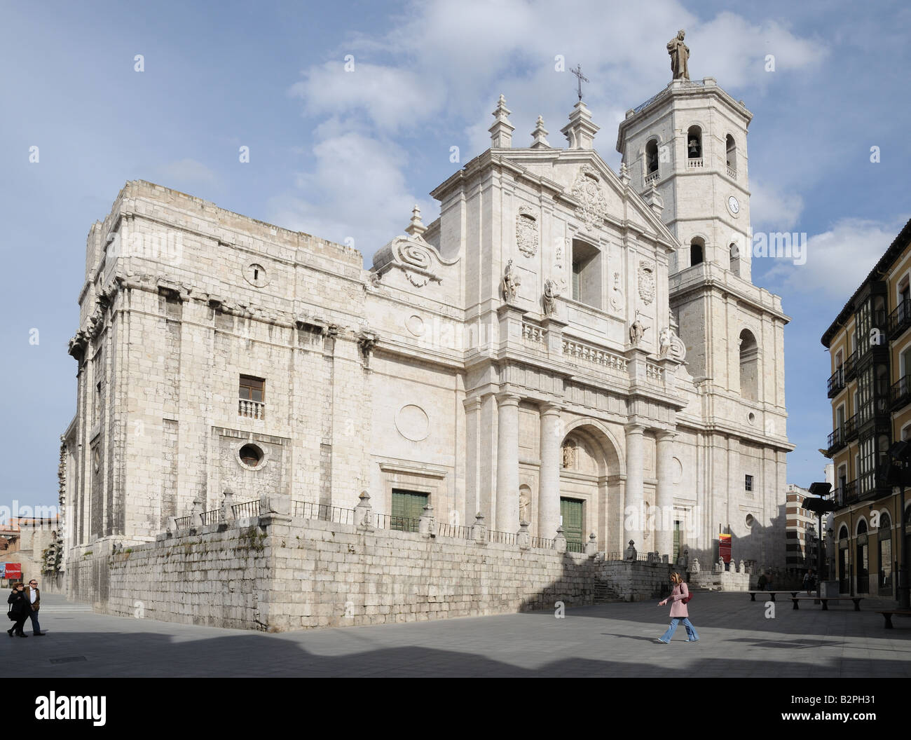 The Cathedral Catedral Valladolid Spain Commissioned in 1520 by Phillip ...