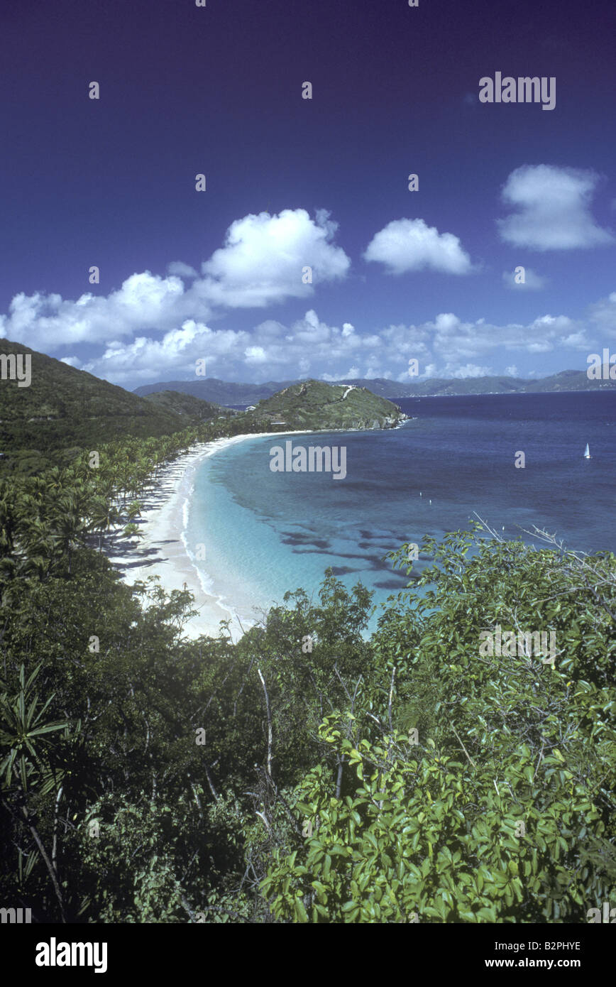 The glorious private beach at Peter Island Resort Stock Photo - Alamy