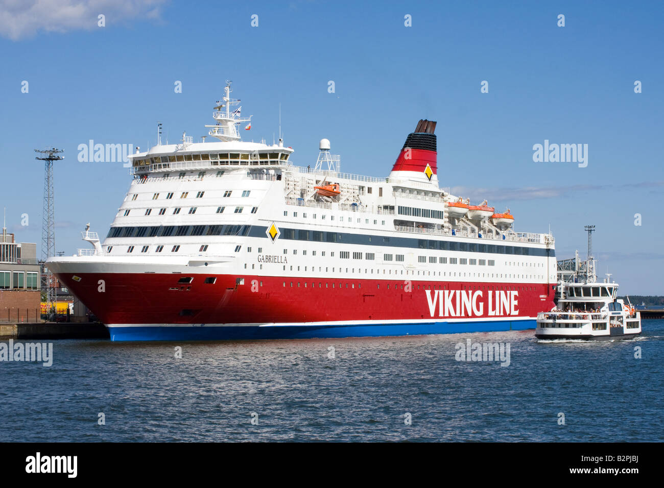 Ferry at the port of Helsinki Finland Stock Photo - Alamy
