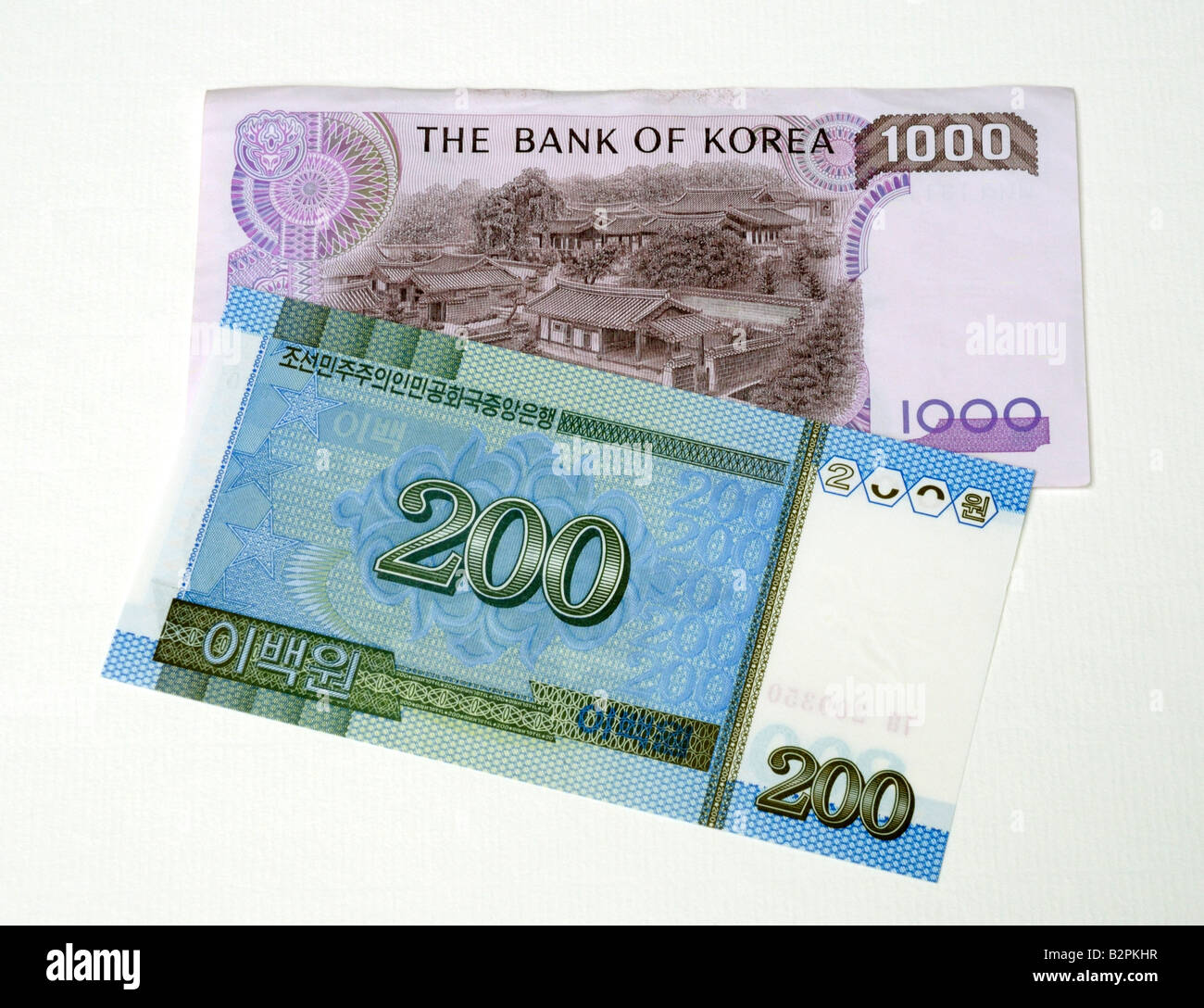 Korean Bank notes Stock Photo - Alamy