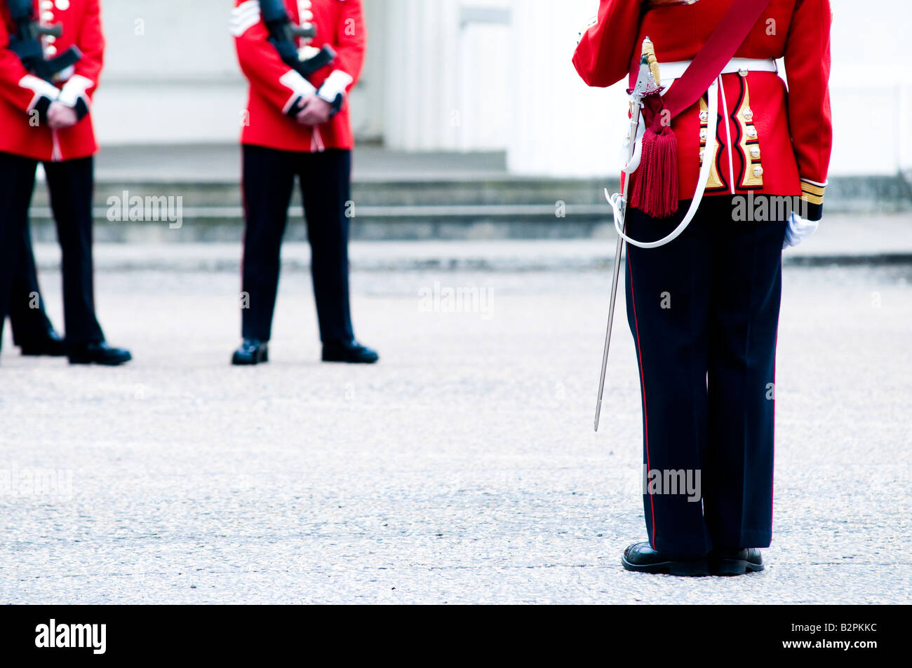 The queen's stand in line during a parade in london Stock Photo - Alamy
