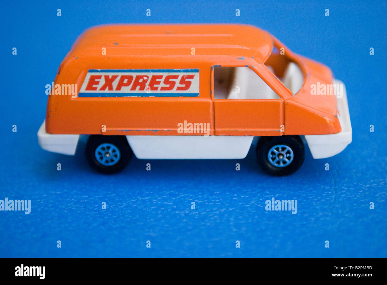 Toy express delivery van Stock Photo - Alamy