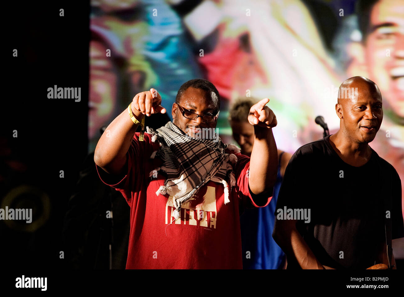 Ty, performing with Still Black Still Proud - a tribute to James Brown ...