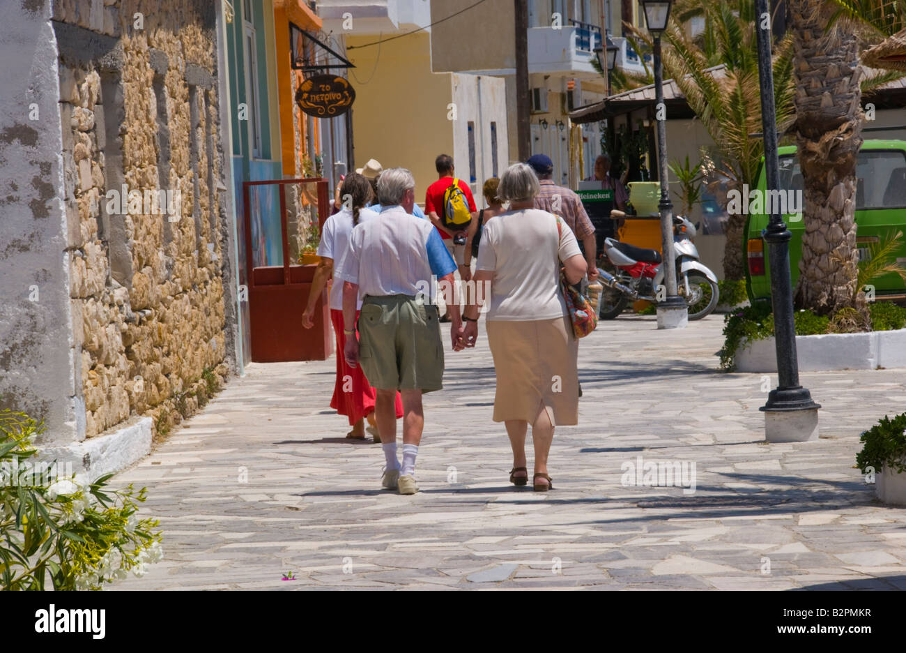 Crete people tourism hi-res stock photography and images - Alamy