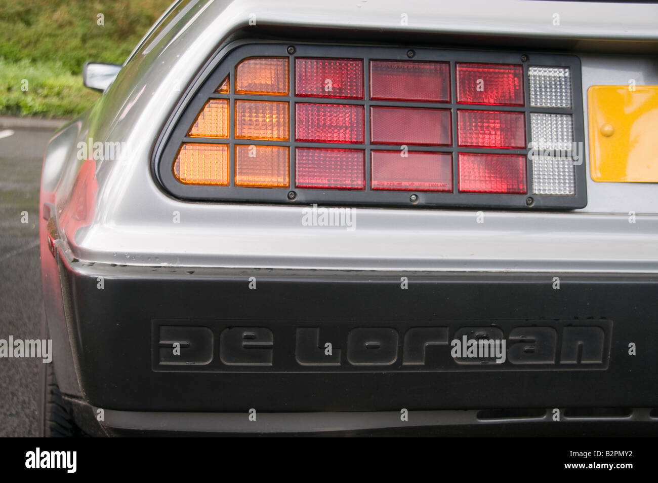 Closeup of the rear light cluster of a de Lorean motor car Stock Photo ...