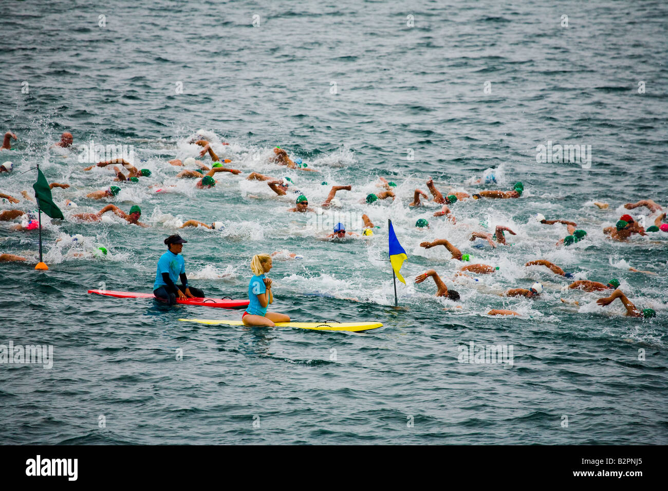 Swim swimming swimmer pier hi-res stock photography and images - Alamy