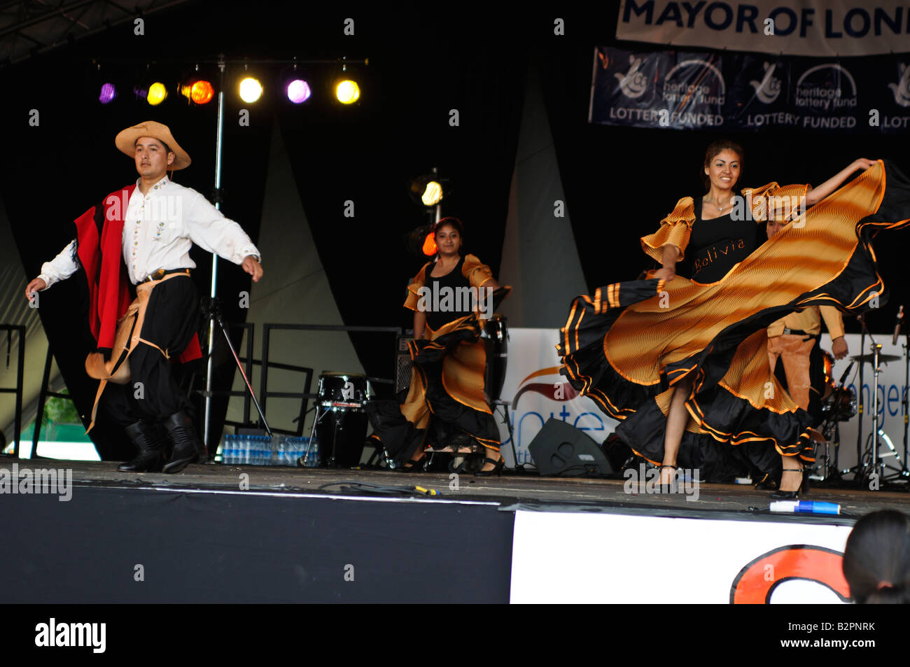 Latin American Carnival in London Mini Carnaval De Oruro Stock Photo ...