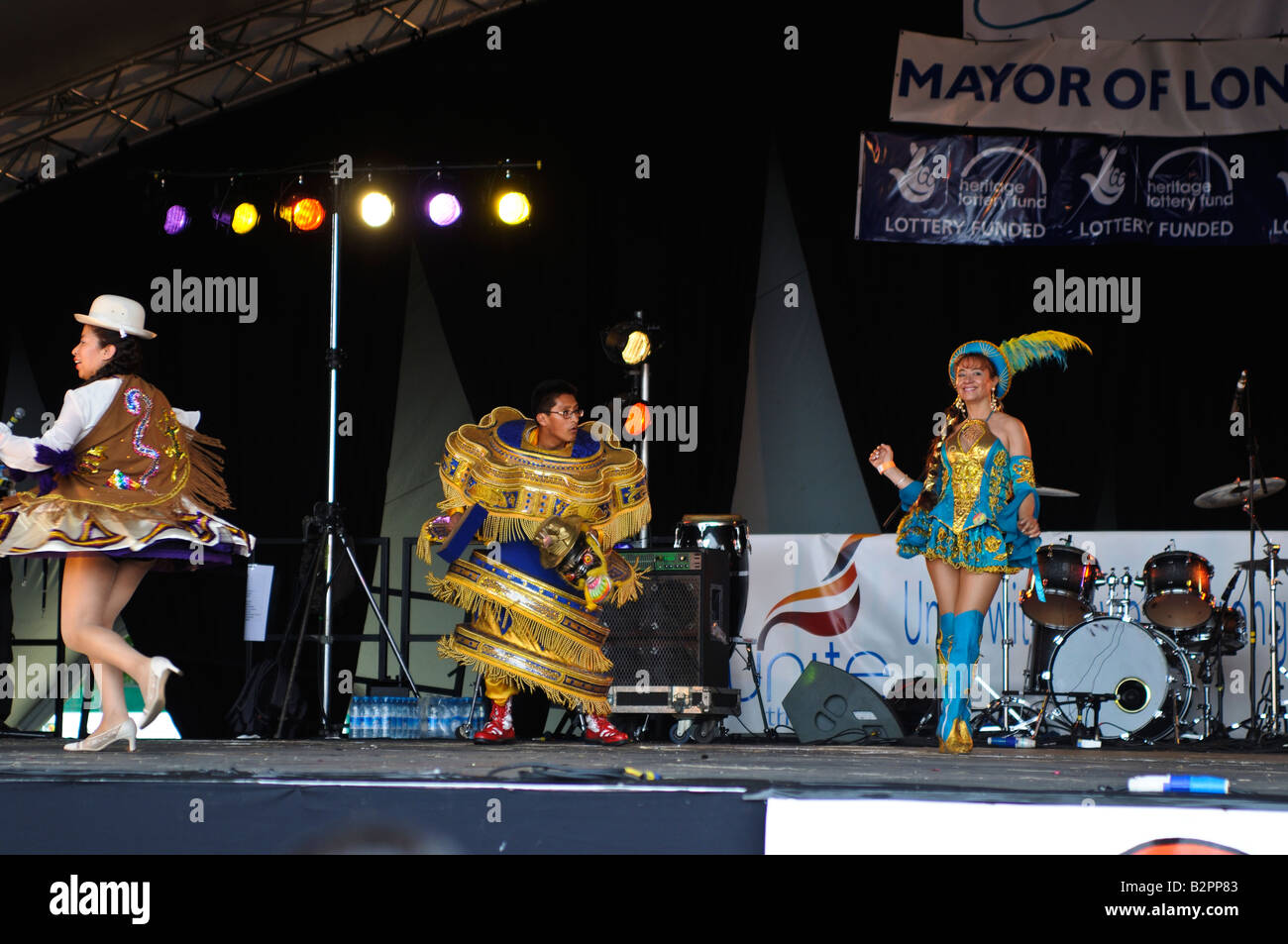 Latin American Carnival in London Mini Carnaval De Oruro Stock Photo ...