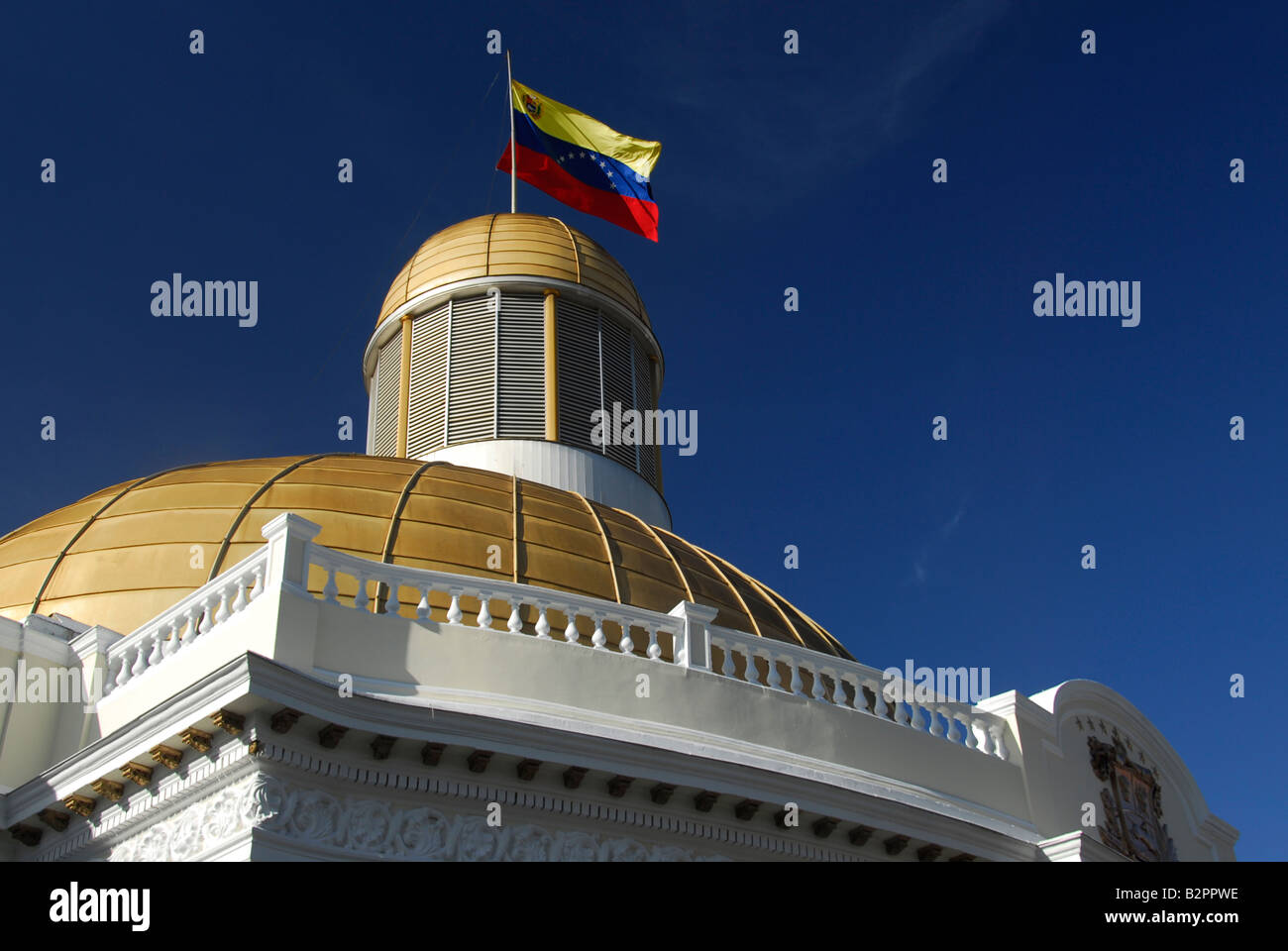 The roof of National Capitol, Caracas Centre, Venezuela, South America ...