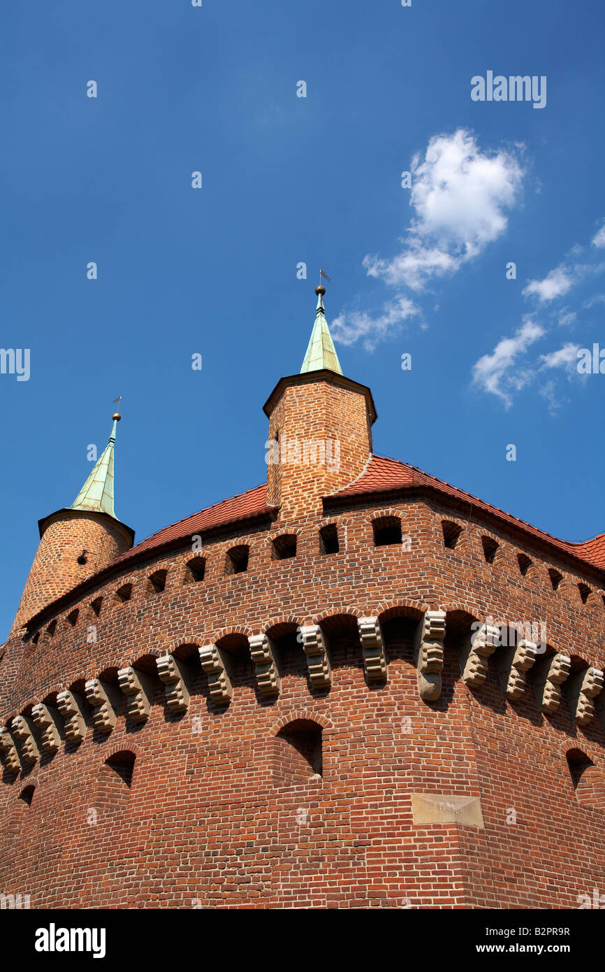 Poland Malopolska Region Krakow Barbican Fortress Stock Photo - Alamy