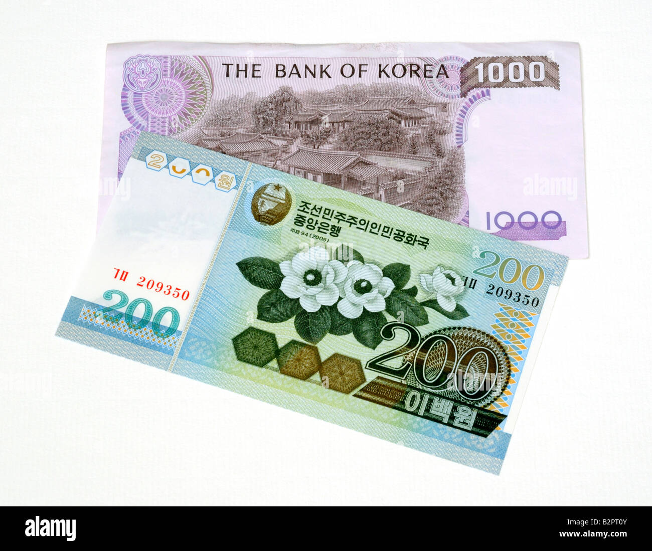 Korean Bank notes Stock Photo - Alamy