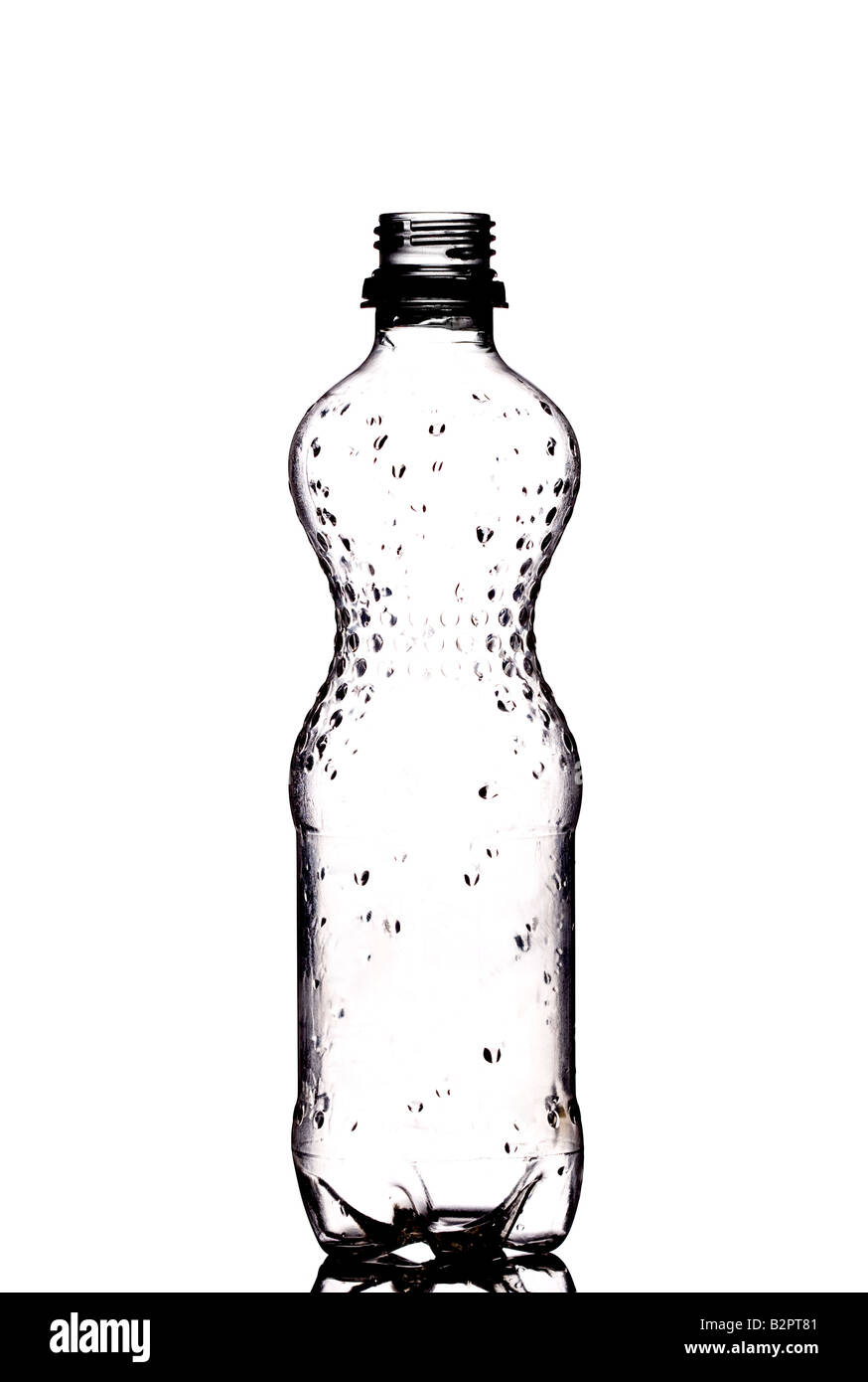 empty water bottle isolated on white background Stock Photo - Alamy