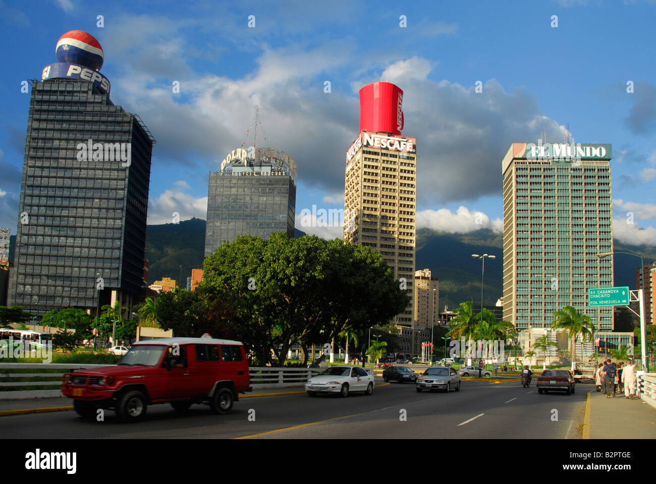 Venezuela Square Area, Caracas, Venezuela, South America Stock Photo ...