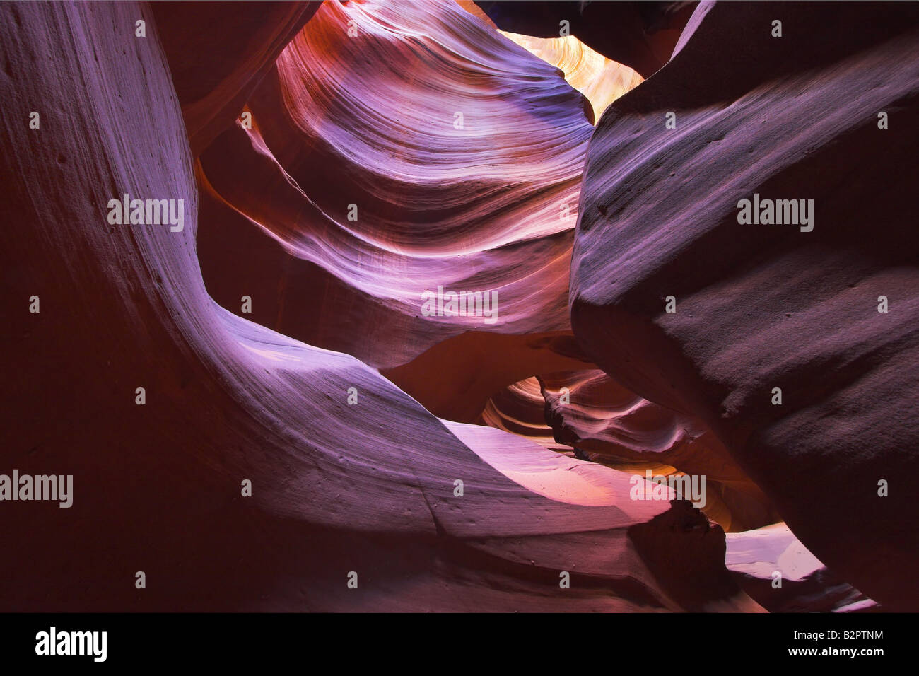The well known canyon Antelope in a magic luminescence midday Stock ...