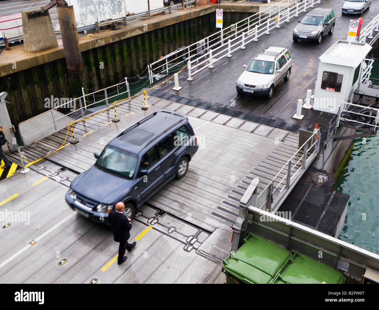 Loading car ramp hi-res stock photography and images - Alamy