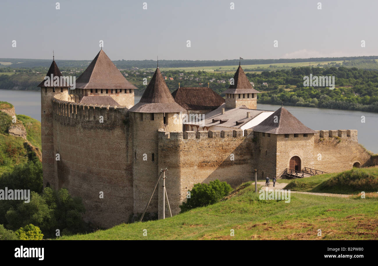 Chocim castle in the Ukraine Stock Photo - Alamy