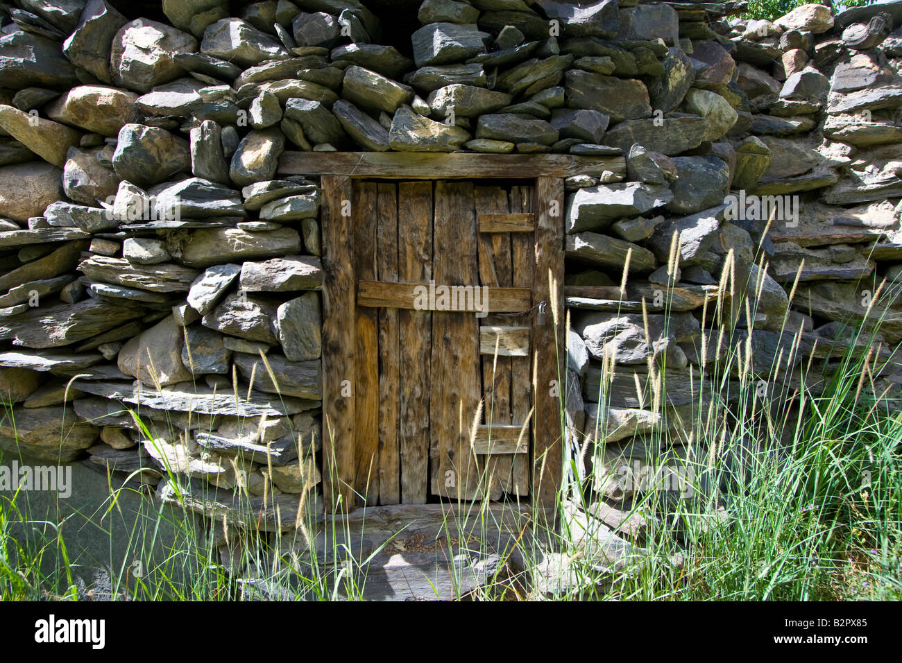 Stone Buildings in Passu Northern Pakistan Stock Photo - Alamy