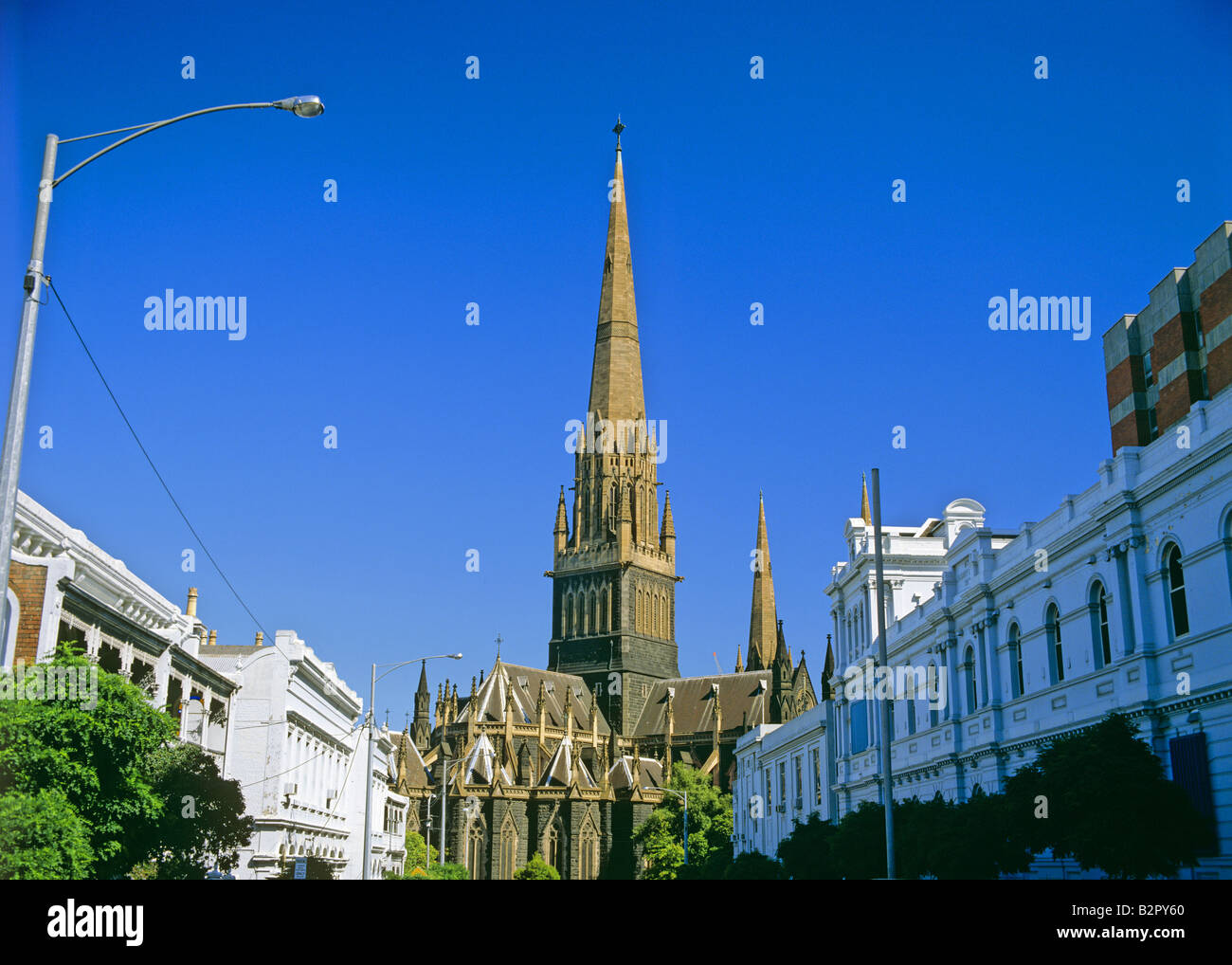 St patricks cathedral melbourne hi-res stock photography and images - Alamy