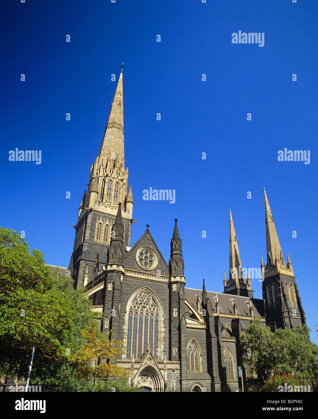 St patricks cathedral melbourne hi-res stock photography and images - Alamy