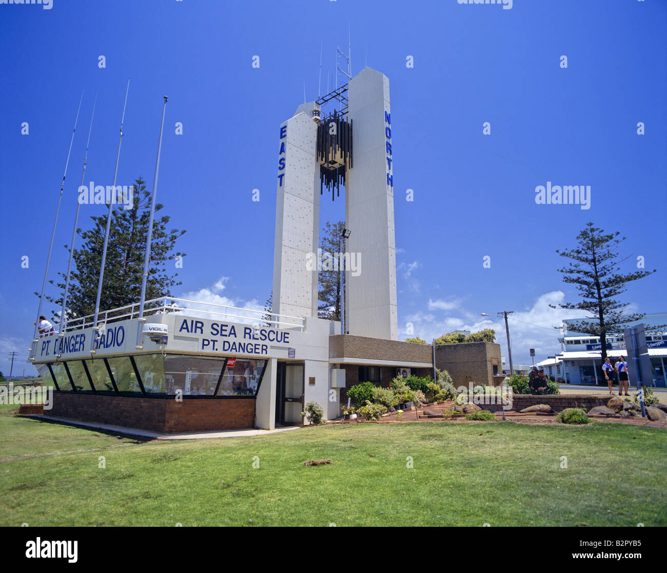 Captain Cook Memorial Lighthouse Point Danger Coolangatta Gold Coast ...