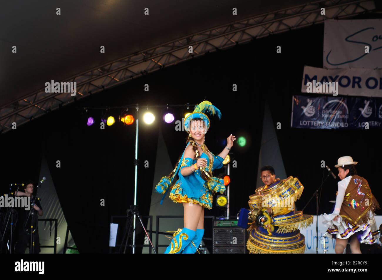 Latin American Carnival in London Mini Carnaval De Oruro Stock Photo ...