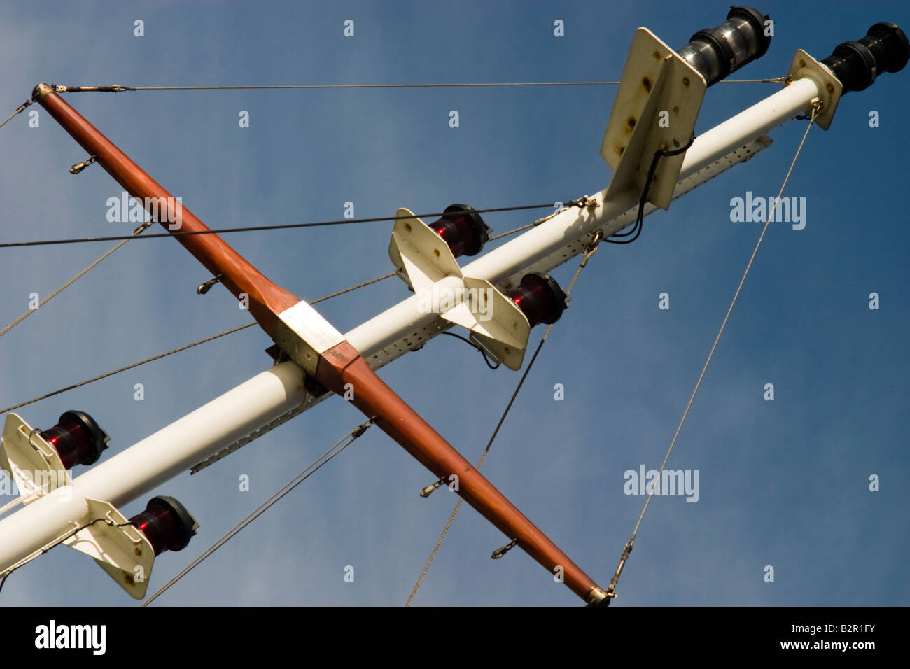 Detail Of Ships Mast Stock Photo - Alamy