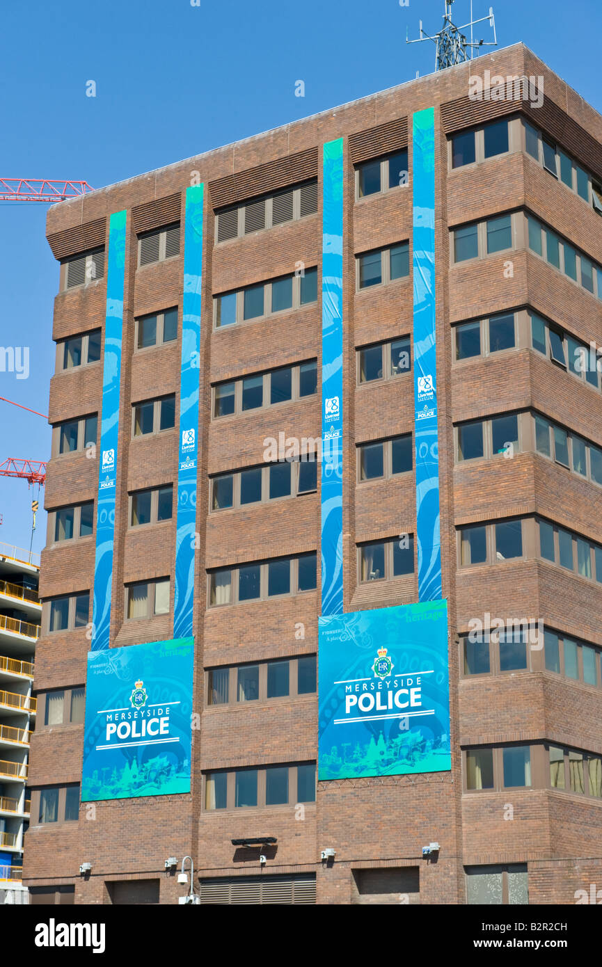 Police Station Liverpool Merseyside England UK Europe Stock Photo - Alamy