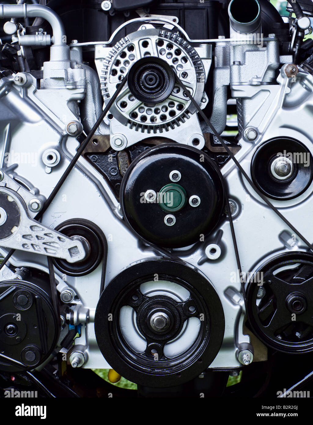 A restored vintage internal combustion engine Stock Photo - Alamy