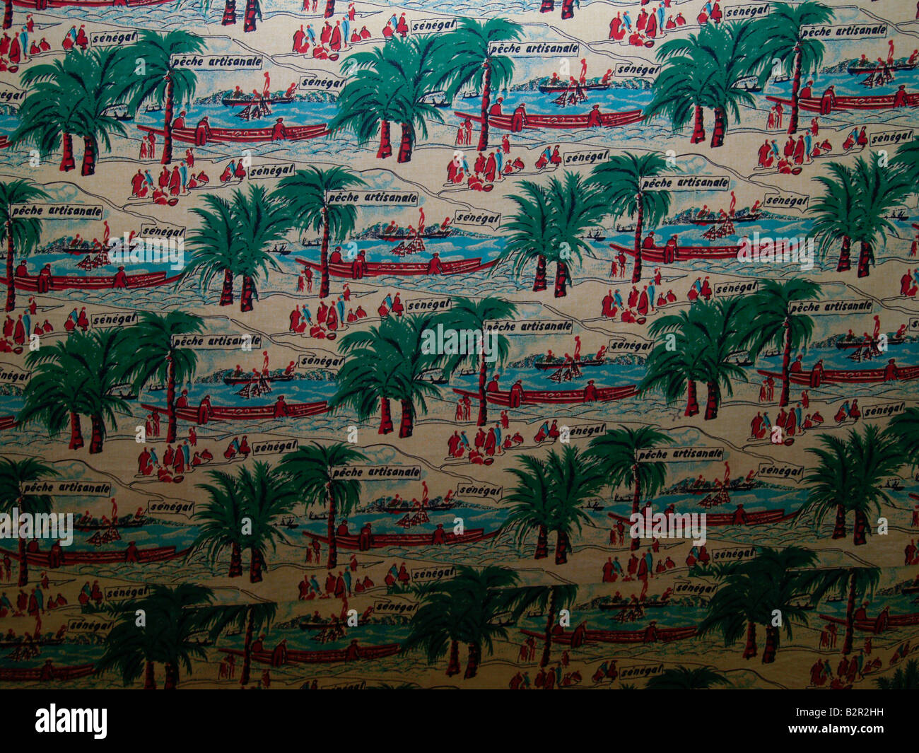 A printed fabric screen Stock Photo - Alamy
