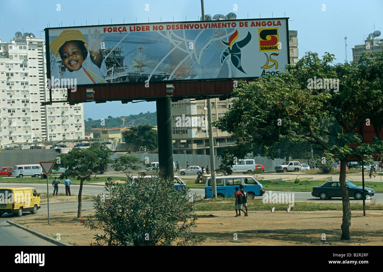 Angola road sign hi-res stock photography and images - Alamy
