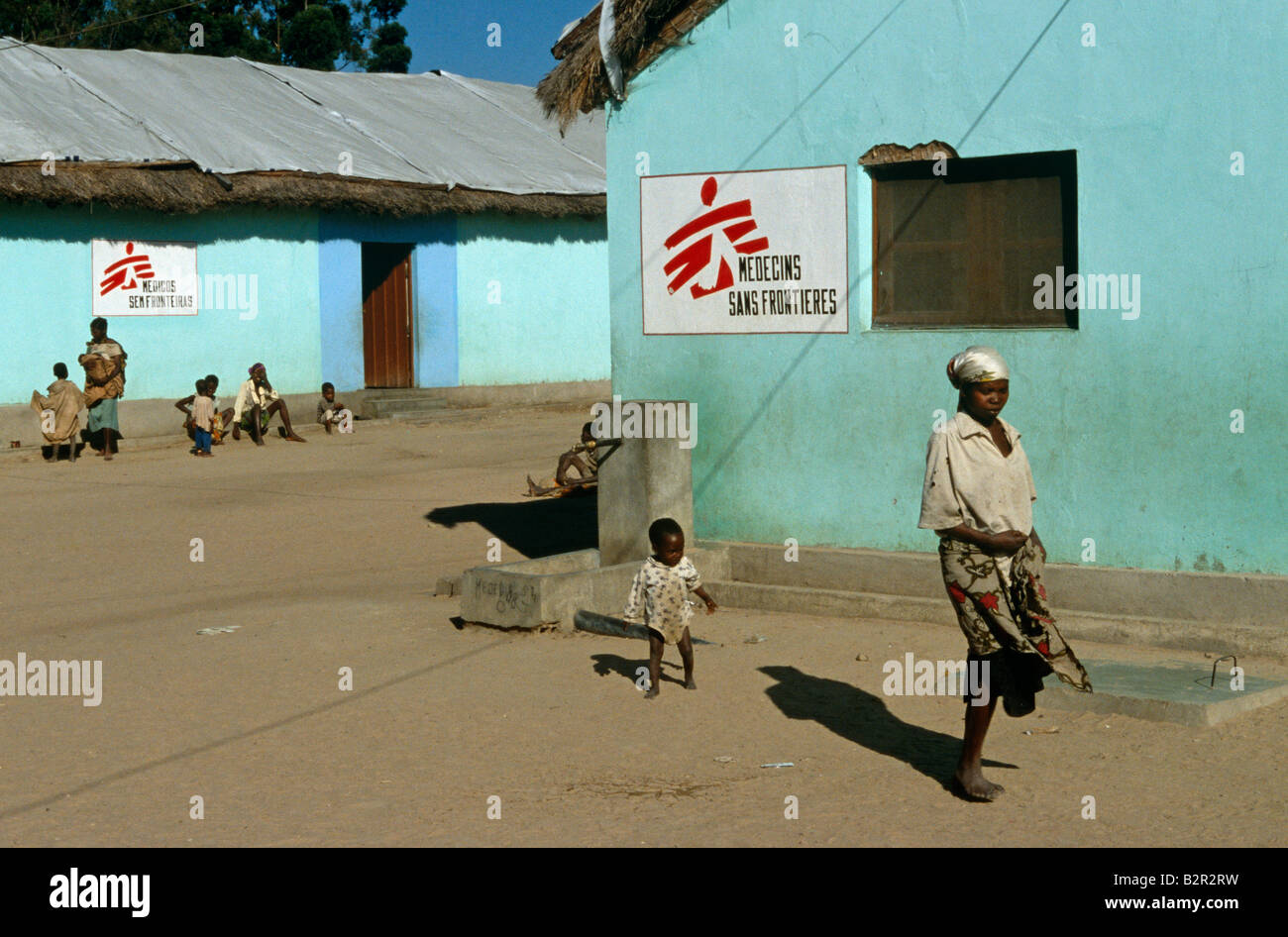 MSF signs in Angola Stock Photo - Alamy