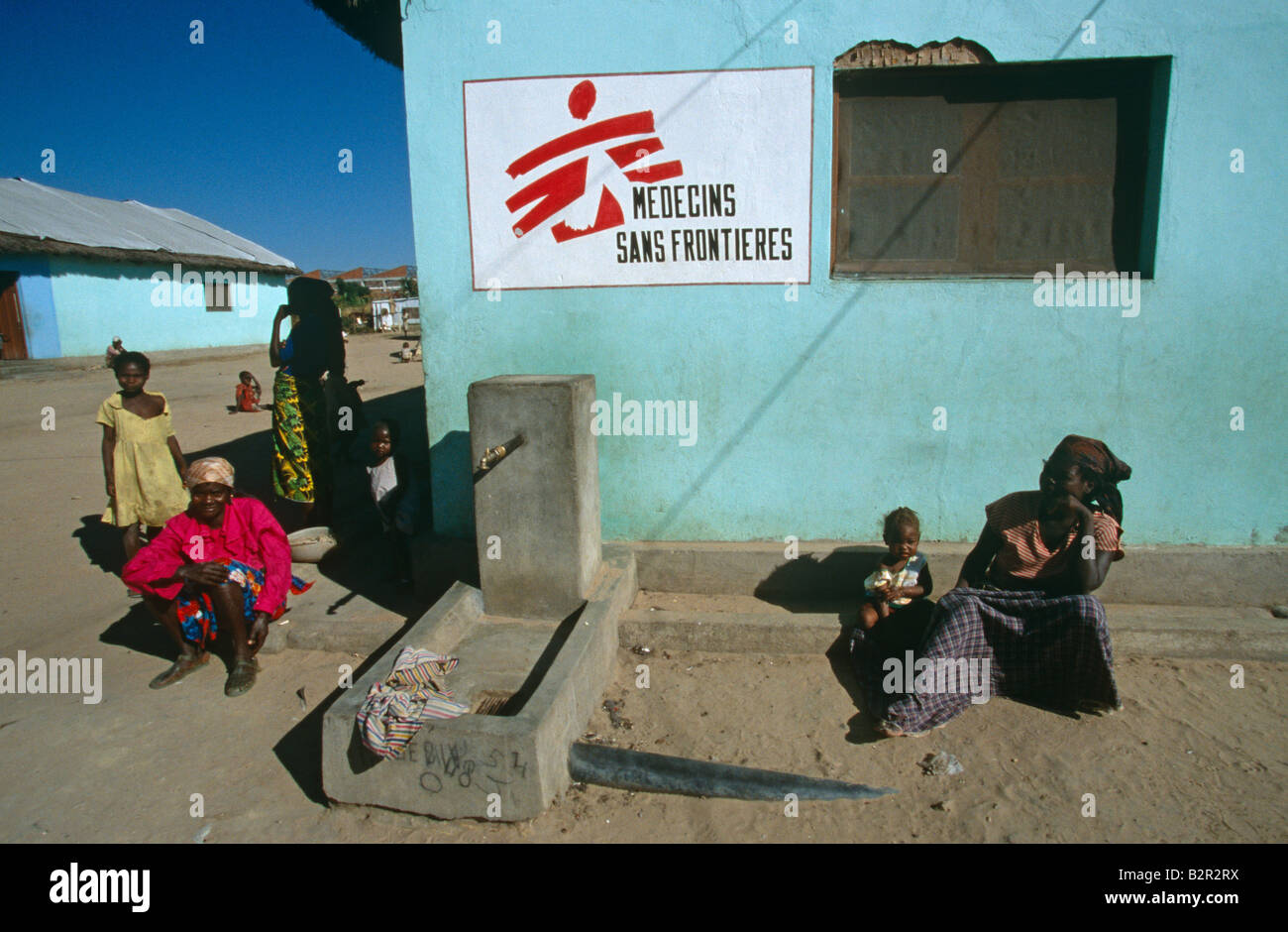 MSF sign in Angola Stock Photo - Alamy