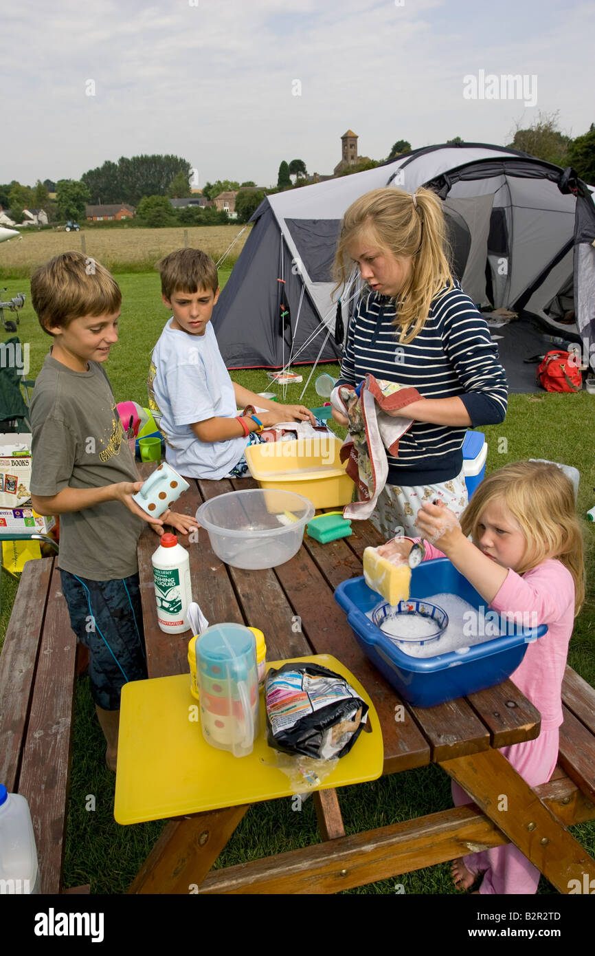 Children washing hi-res stock photography and images - Alamy
