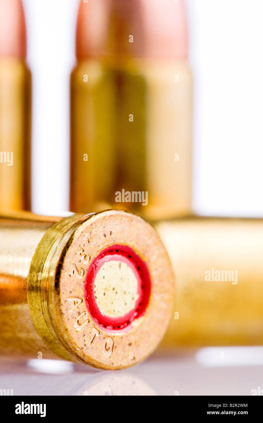 close up of bullets isolated on white Stock Photo - Alamy