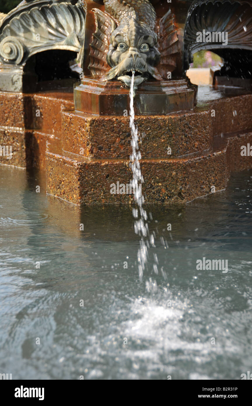 Water fountain Harriet Lake, Minnesota Stock Photo - Alamy