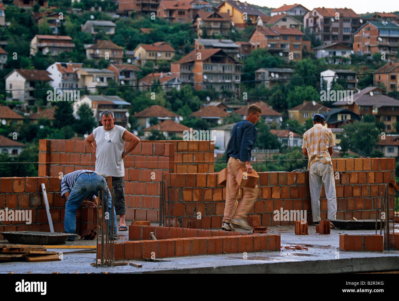 Construction in Pristina, Kosovo Stock Photo - Alamy