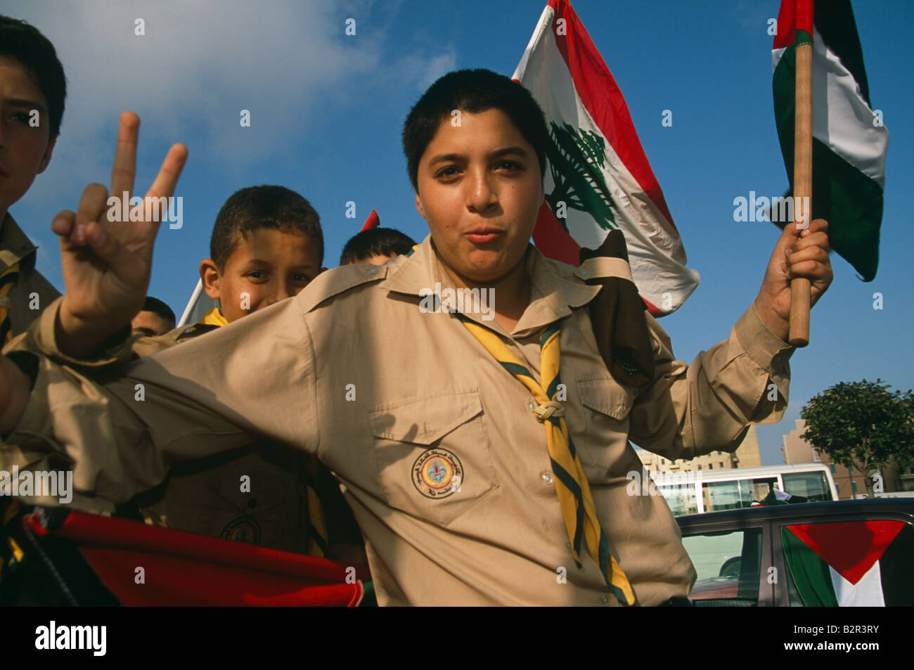 Palestinian refugee children in Beirut, Lebanon Stock Photo - Alamy