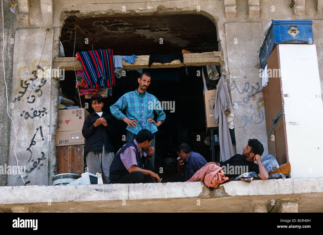 Palestinian Shatila refugee camp in Beirut, Lebanon Stock Photo - Alamy